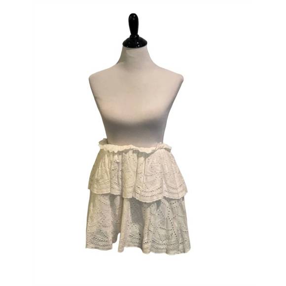 Allison New York | Skirts | New Allison New York Eyelet Mini Skirt In ...